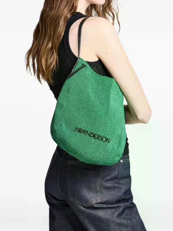 JW Anderson Small Bulb Shoulder Bag - Green