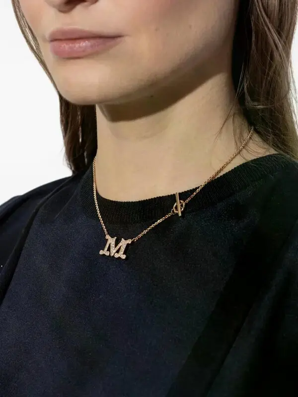Max Mara Stilla Crystal-embellished Necklace