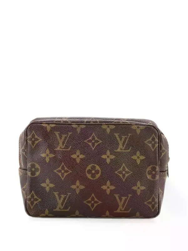 LOUIS VUITTON Monogram Canvas Toiletry Pouch - Brown
