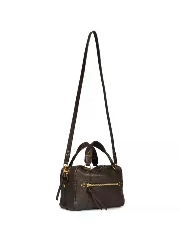 Jérôme Dreyfuss Lucky Bowling Zip Tote Bag - Brown