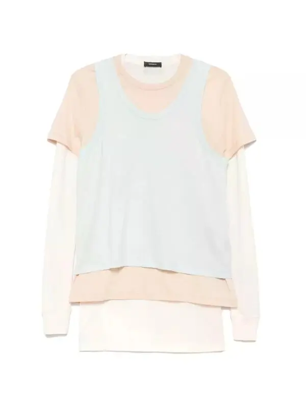 Wardrobe.NYC Layered T-shirt - Blue