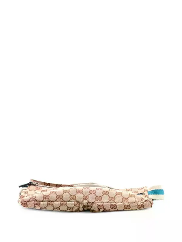 Gucci Double Gg Canvas Belt Bag