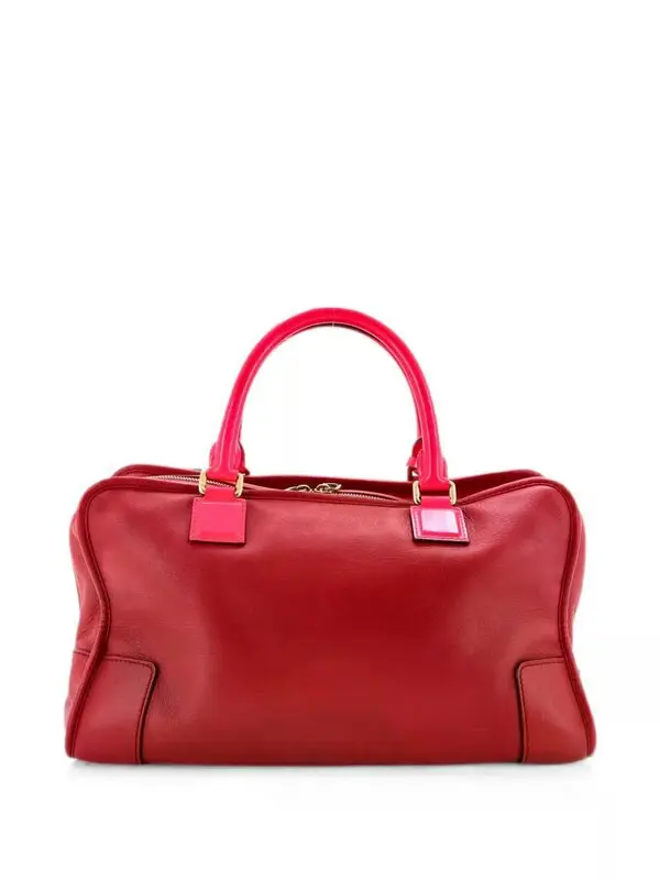Loewe Amazona Nm Bag Leather Satchel - Red