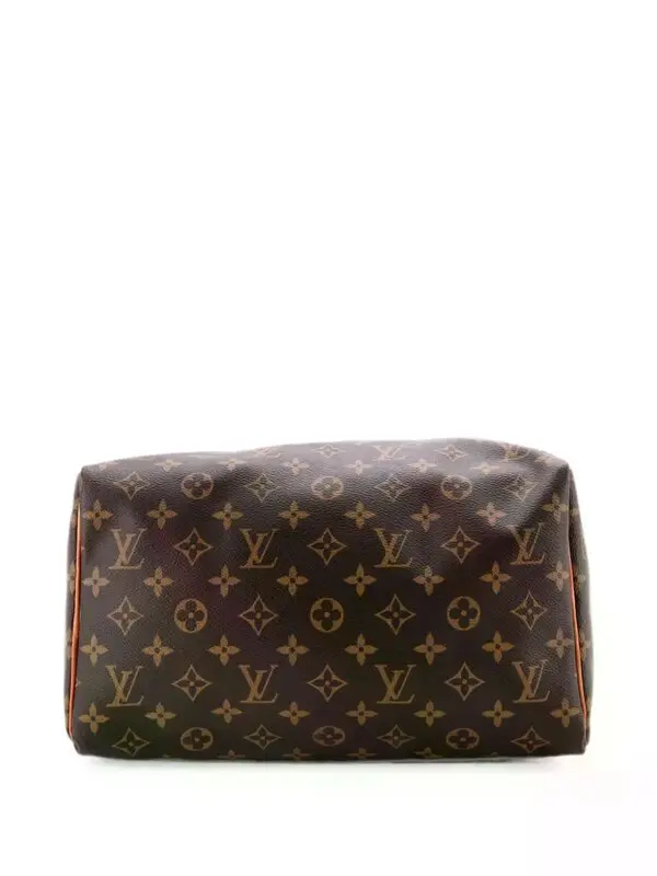 LOUIS VUITTON Speedy Monogram Canvas 30 Satchel - Brown