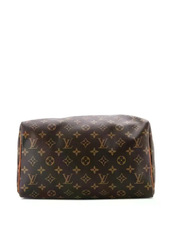 LOUIS VUITTON Speedy Monogram Canvas 30 Satchel - Brown
