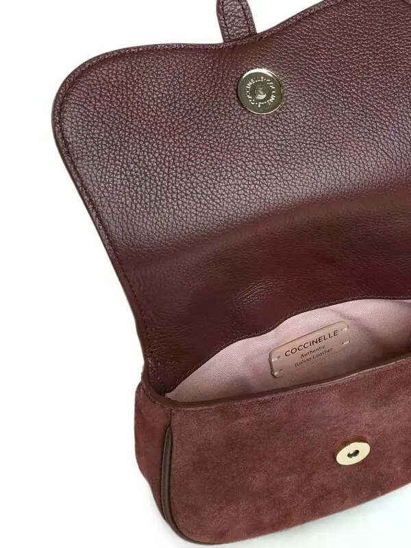 COCCINELLE Suede Leather Tote Bag
