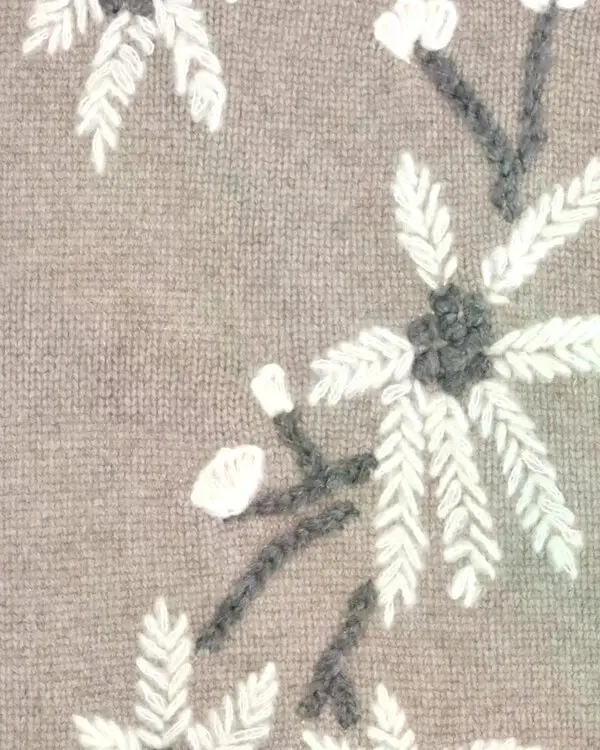 P.a.r.o.s.h Wallaby Floral-knit Scarf