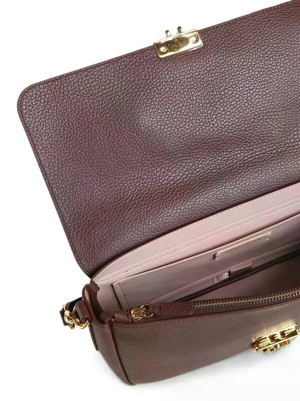 COCCINELLE Pebbled-leather Shoulder Bag