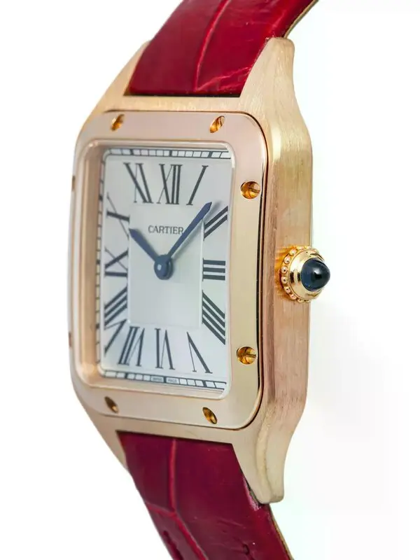 Cartier Santos Dumont 28mm Watch - White