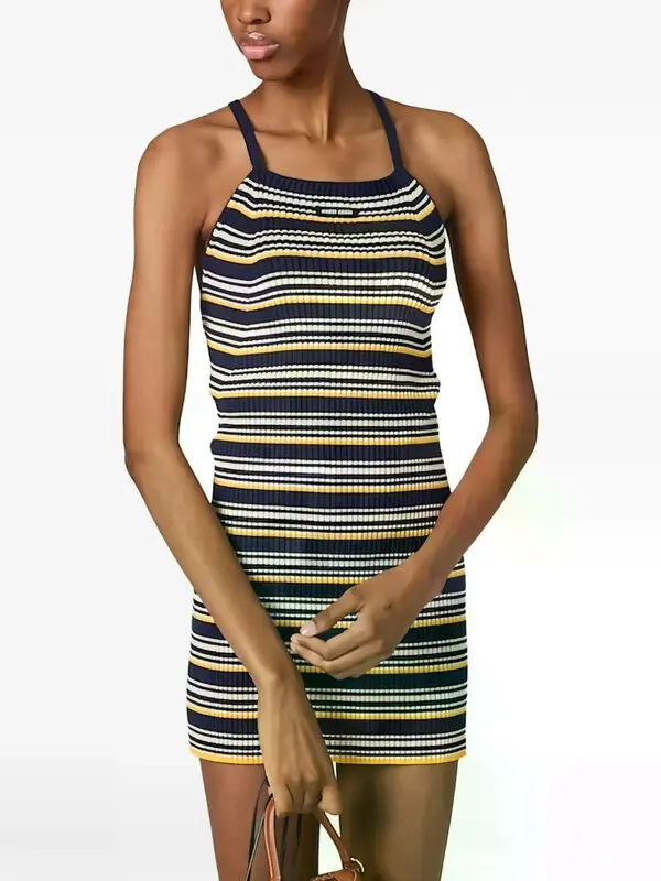Miu Miu Cotton Knit Mini Dress