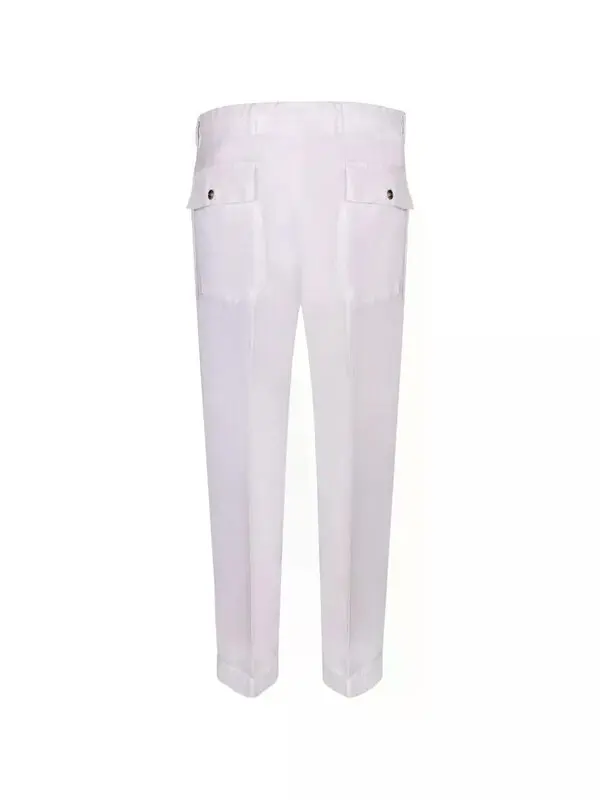 DELL'OGLIO Louis Button-flap Pocket Trousers