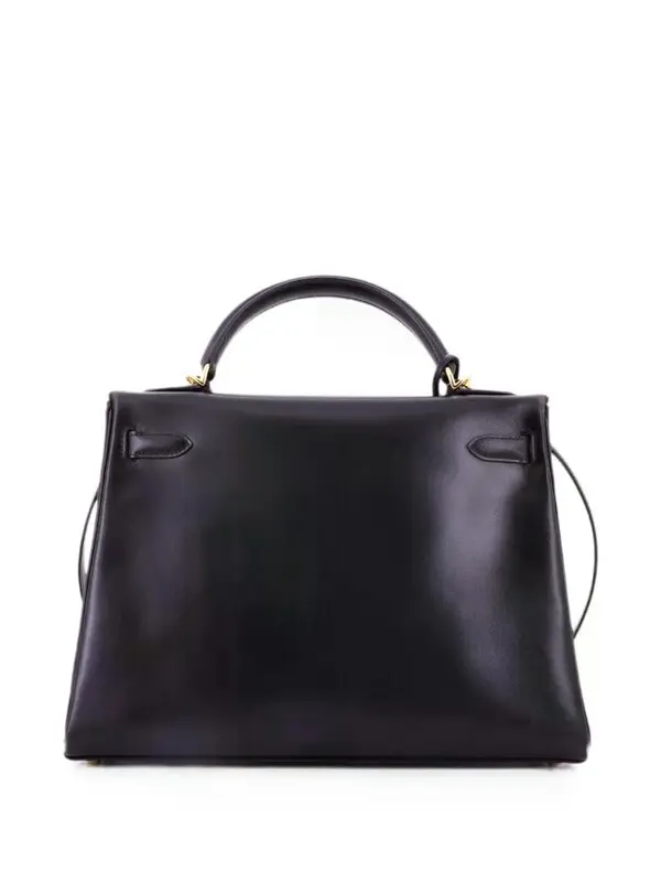 Hermès Kelly Handbag Box Calf With Gold Hardware 32 Satchel