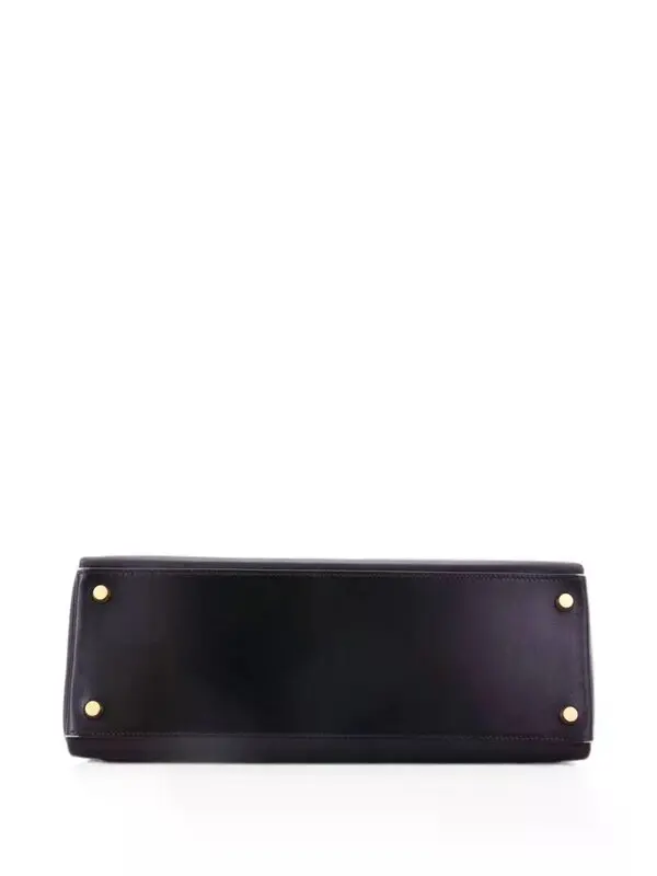 Hermès Kelly Handbag Box Calf With Gold Hardware 32 Satchel