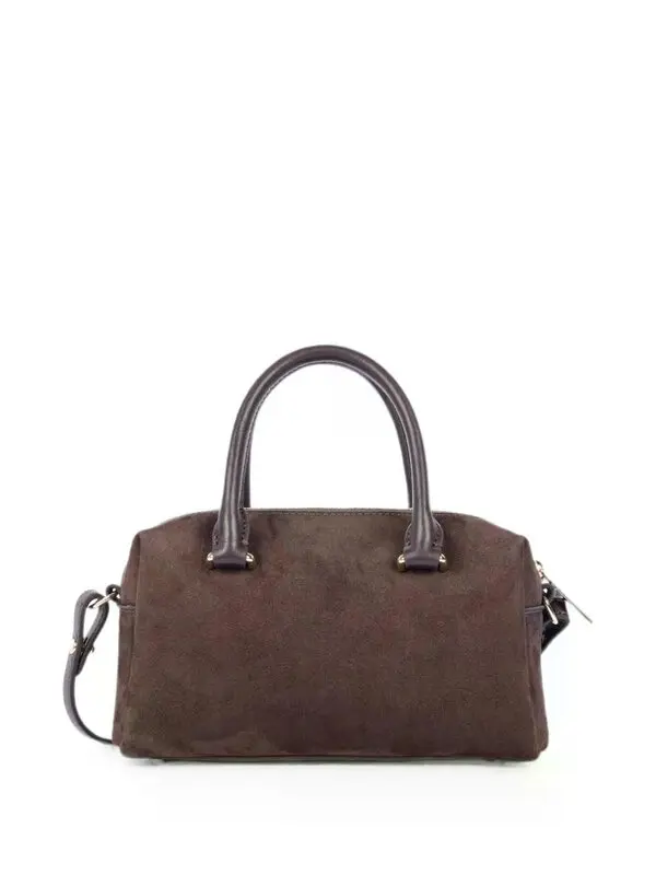 LANCASTER Suede Leather Shoulder Bag