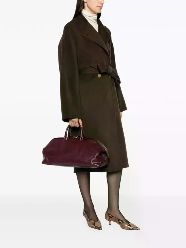 Alberta Ferretti Alice Leather Tote Bag - Purple