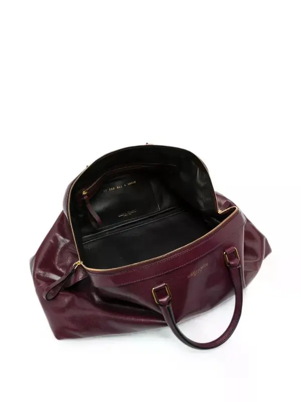 Alberta Ferretti Alice Leather Tote Bag - Purple