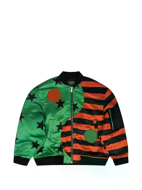 DENIM TEARS Yin Yang Bomber Jacket - Green