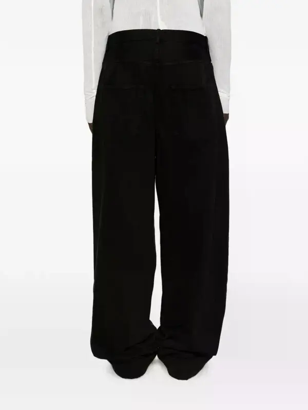 ANN DEMEULEMEESTER Tie-fastening Wide-leg Trousers