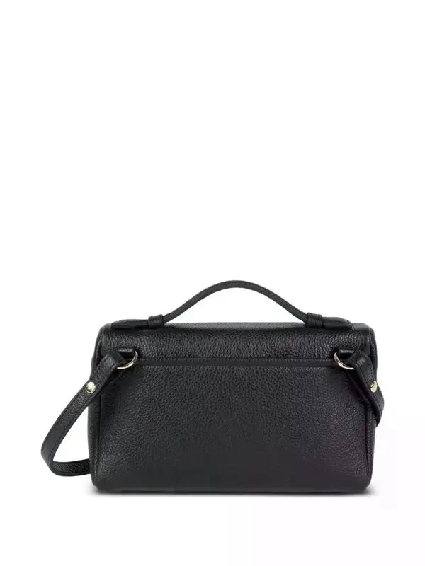 LANCASTER Grained Leather Tote Bag