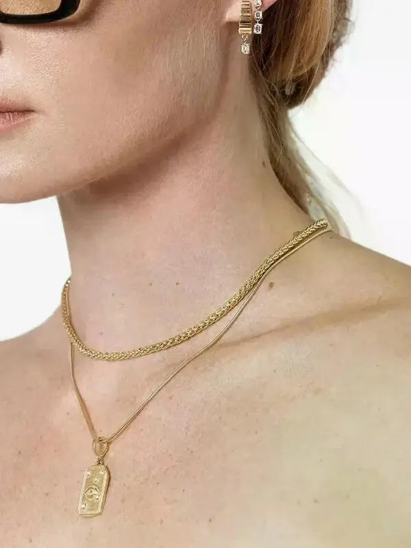 AZLEE Woven Chain Necklace