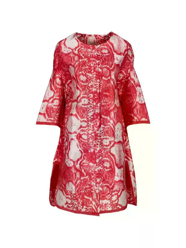 Giambattista Valli Snake-print Coat