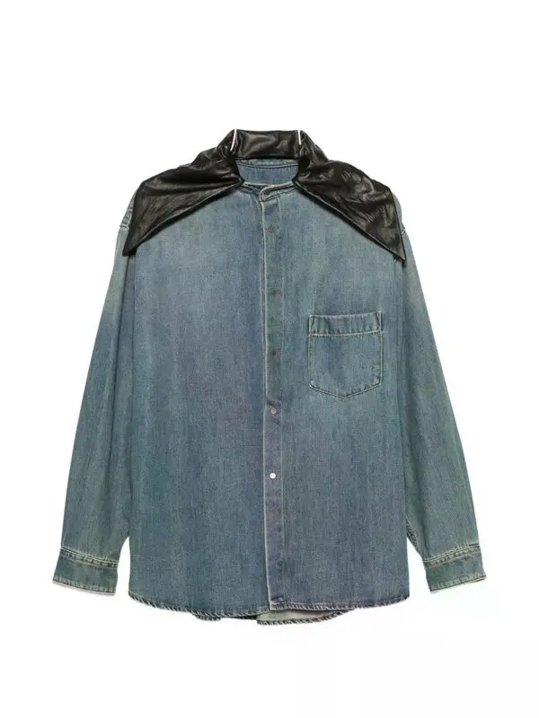 DARKPARK Contrast-collar Denim Shirt