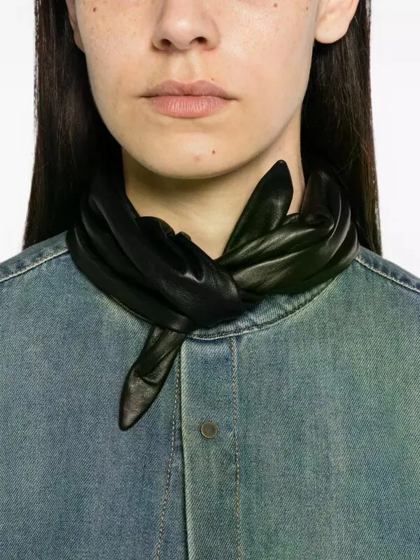 DARKPARK Contrast Collar Denim Shirt