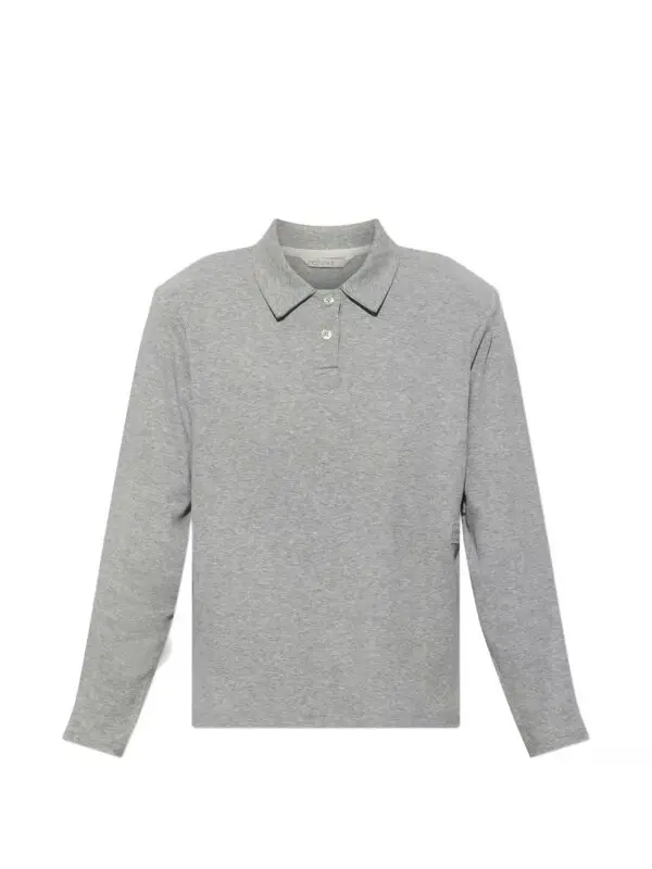 RETHINKIT STUDIOS Padded-shoulder Polo Shirt - Grey