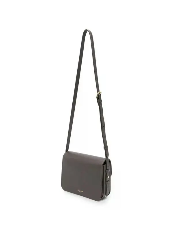 Maison Kitsuné Fox-plaque Leather Shoulder Bag