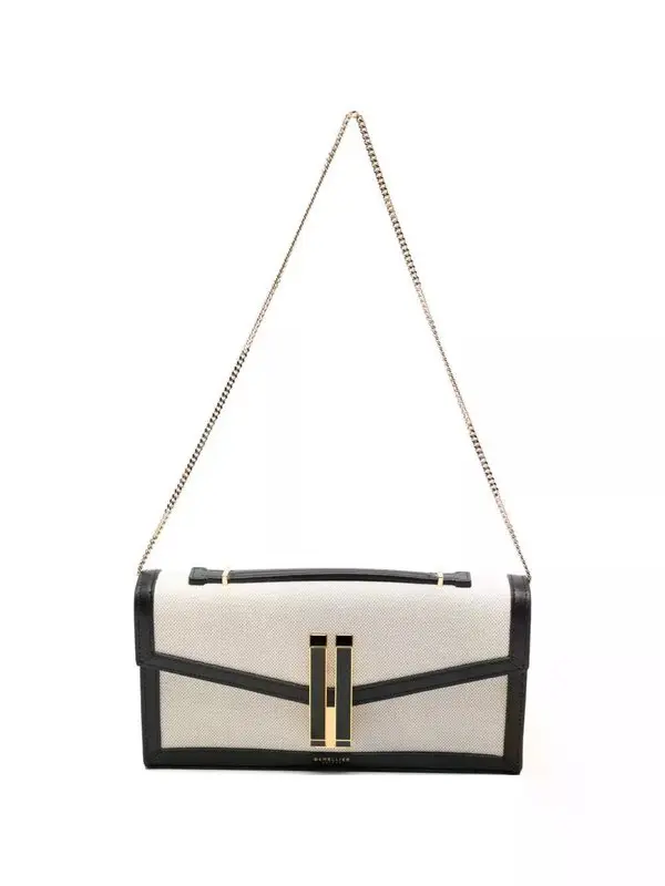 DEMELLIER Vancouver Canvas Clutch Bag - Black