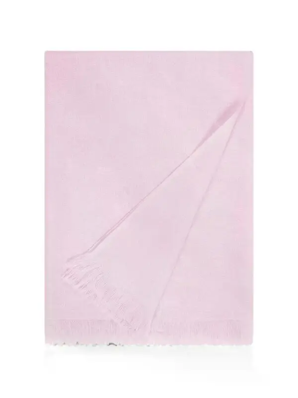 Eric Bompard Fringed Cashmere Scarf
