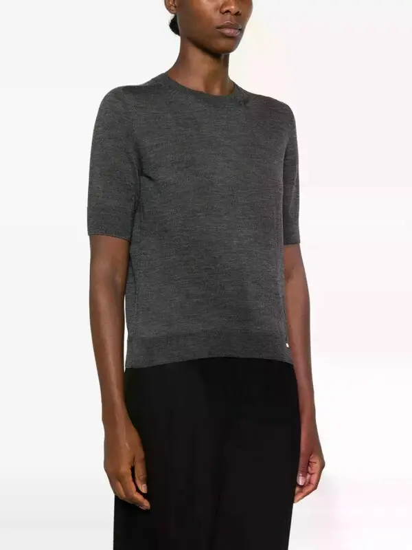 Herno Short-sleeve Crew-neck Sweater