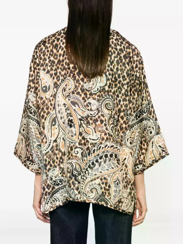 Etro Leopard-print Paisley-print Jacket