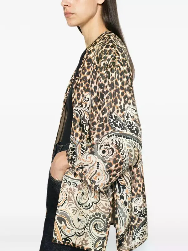 Etro Leopard-print Paisley Jacket