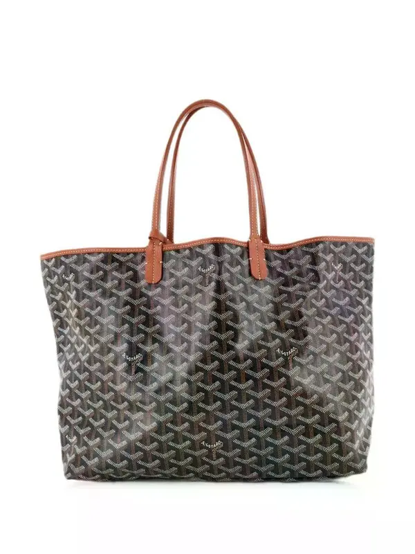 Goyard Saint Louis Printed Coated Canvas Gm Tote Bag - Black