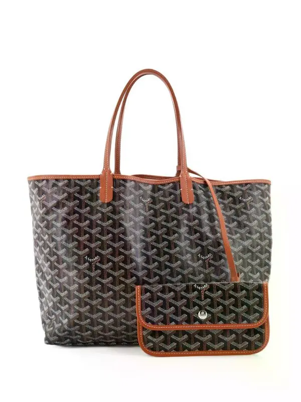 Goyard Saint Louis Printed Coated Canvas Tote Bag - Black