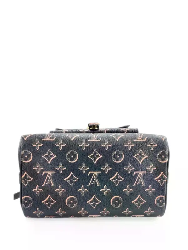 LOUIS VUITTON Speedy Bandoulière Monogram Tote Bag - Black