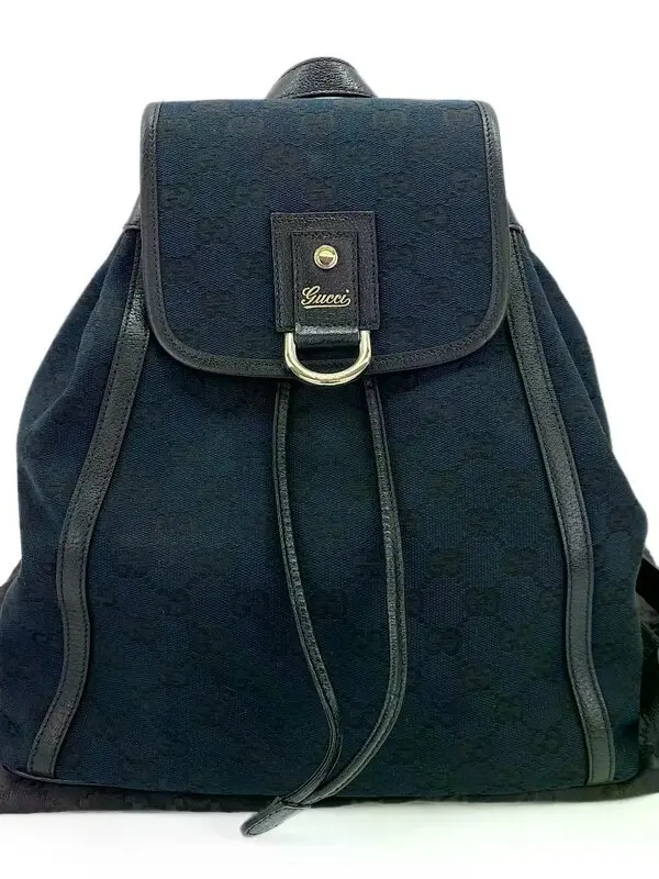 Gucci 2000s Gg Monogram Backpack
