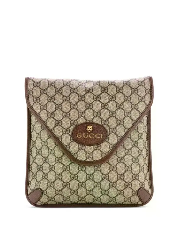 Gucci Ophidia Gg Coated Canvas Medium Messenger Bag - Brown