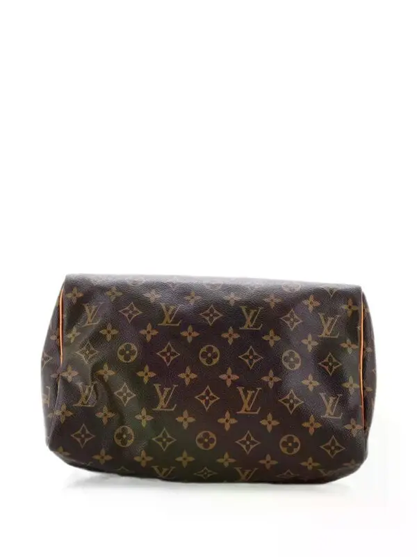 LOUIS VUITTON Speedy Monogram Canvas 30 Satchel - Brown