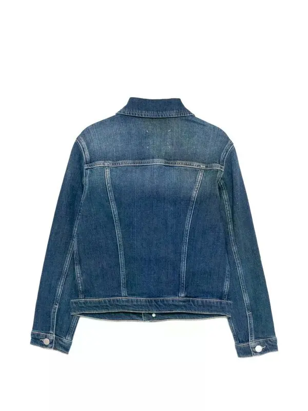 L'Agence Faded-effect Denim Jacket