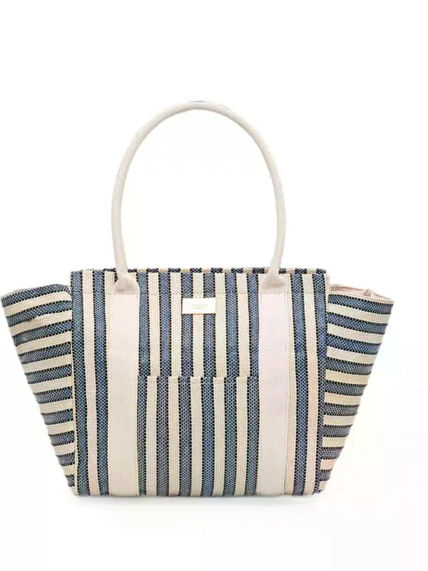 MORGAN Striped Tote Bag