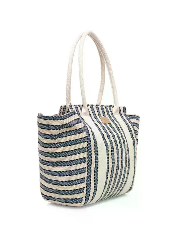 MORGAN Striped Tote Bag