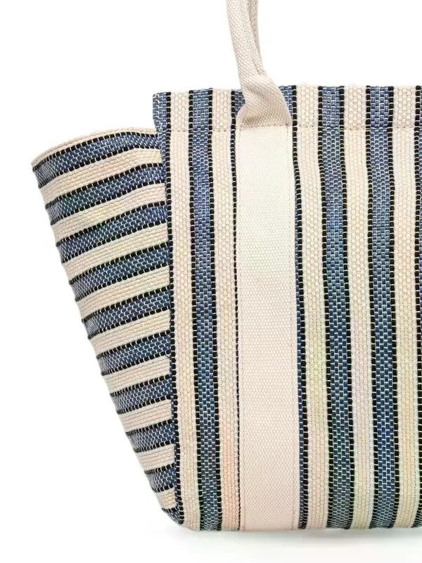 MORGAN Striped Tote Bag