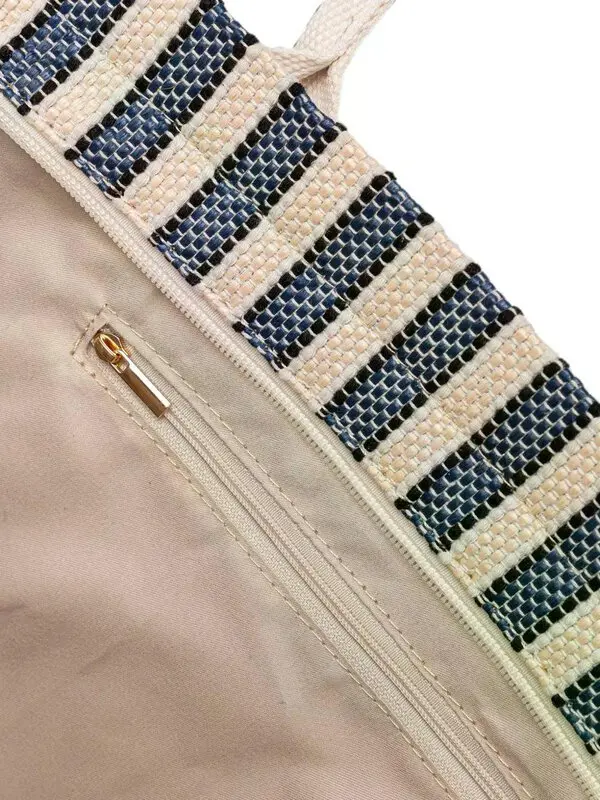 MORGAN Striped Tote Bag