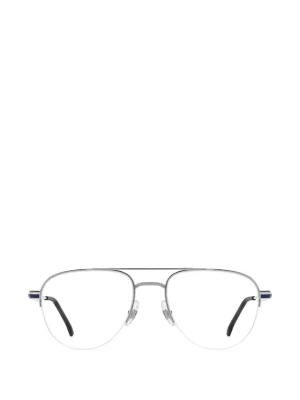 Carrera Eyewear Double-bridge Aviator Eyeglasses - Silver