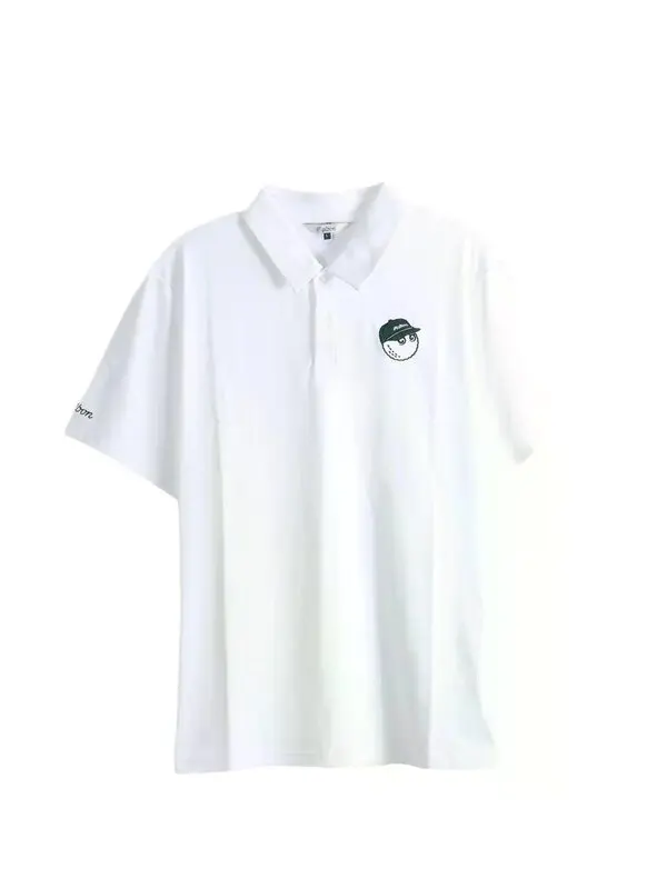MALBON Logo-embroidered Polo Shirt - White