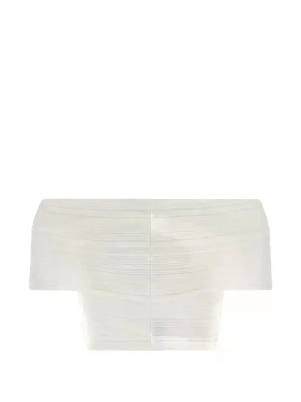 ANTONINO VALENTI Ilenia Off-the-shoulder Ribbed Top