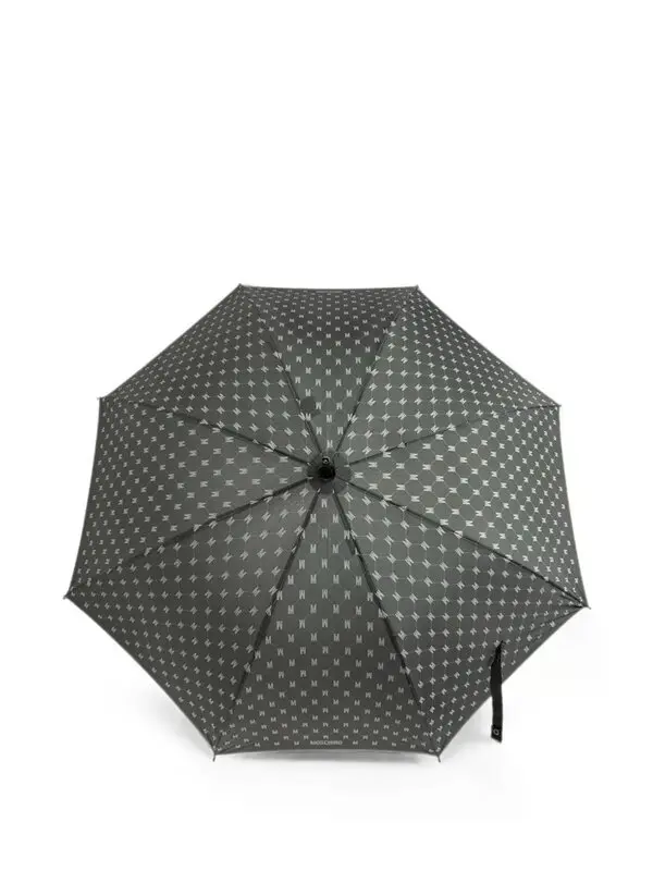 Moschino Monogram-print Umbrella - Grey