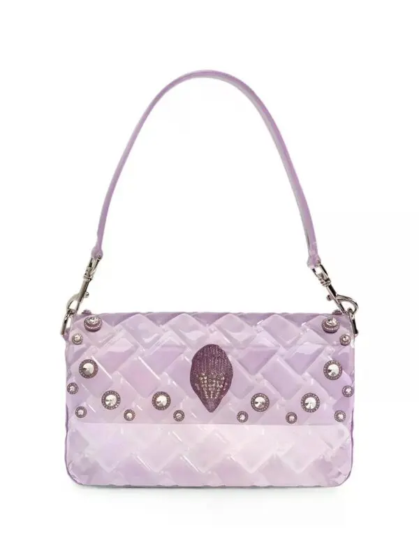 Kurt Geiger Jelly Kensington Crystal-embellished Shoulder Bag - Purple